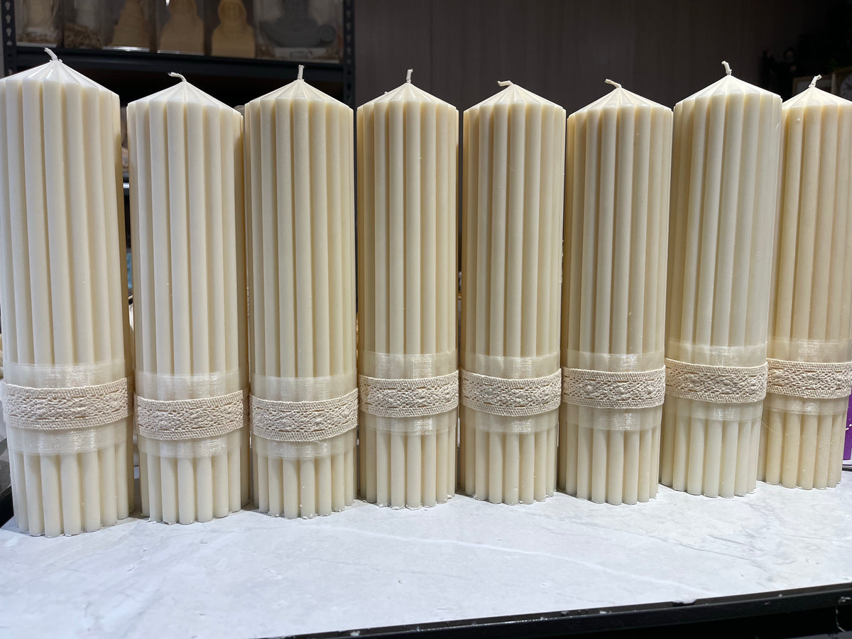Column Pillar Candle (S/M/L) – Eclectic Candle House